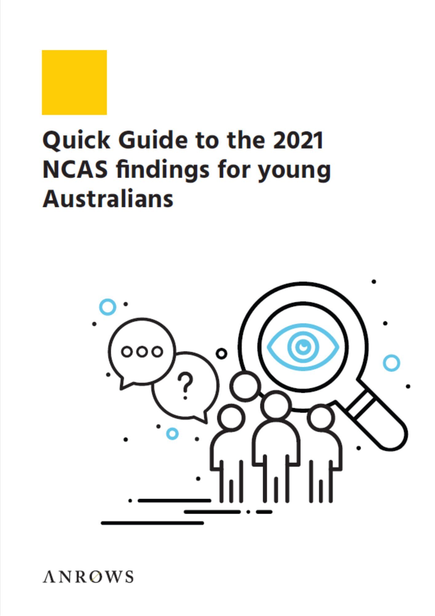 Quick Guide to the 2021 NCAS findings for young Australians - ANROWS ...